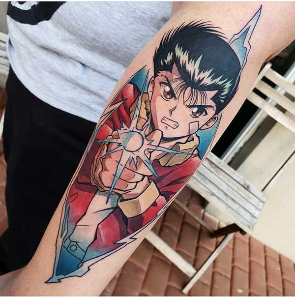 125+ Tatuagens de Anime e Mangá (Desenhos, Ideias, Modelos)
