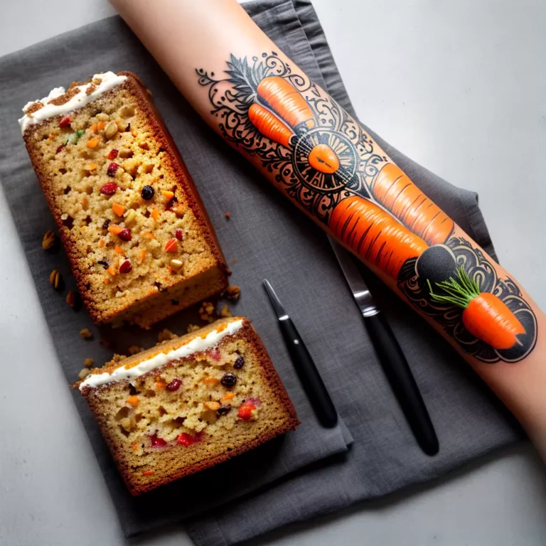 Tatuagens de BOLO DE CENOURA: Celebre Seu Doce Favorito na Pele!