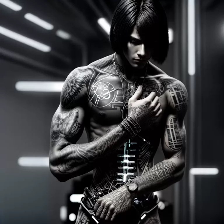 Mergulhe no universo cyberpunk com tatuagens de GHOST IN THE SHELL!