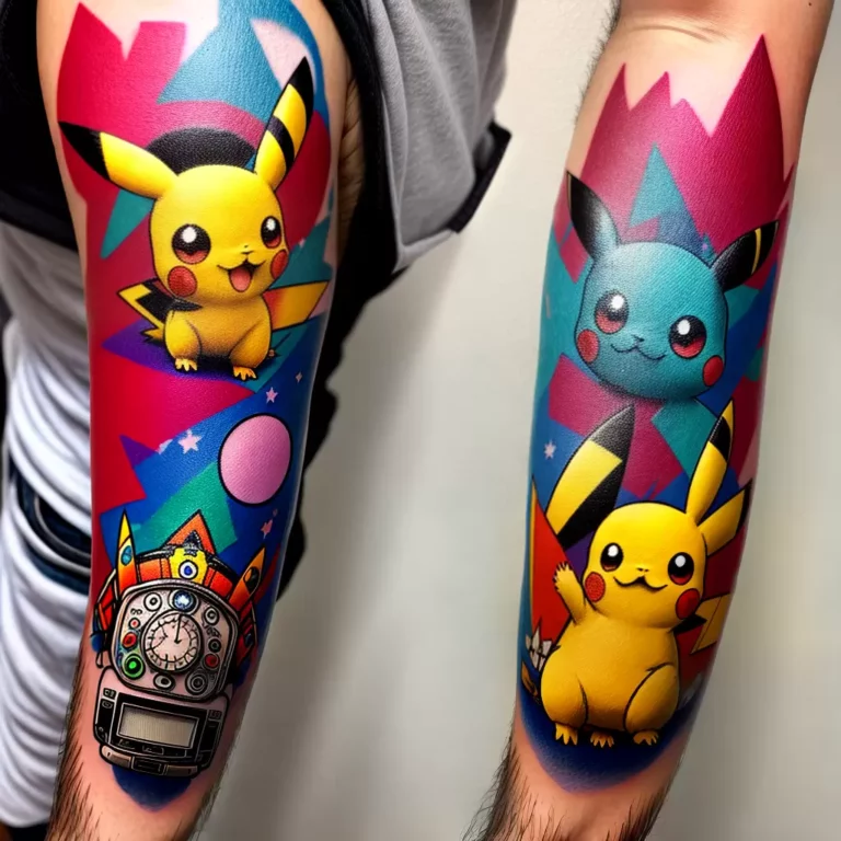 Reviva a nostalgia com estas incríveis tatuagens de POKEMON!