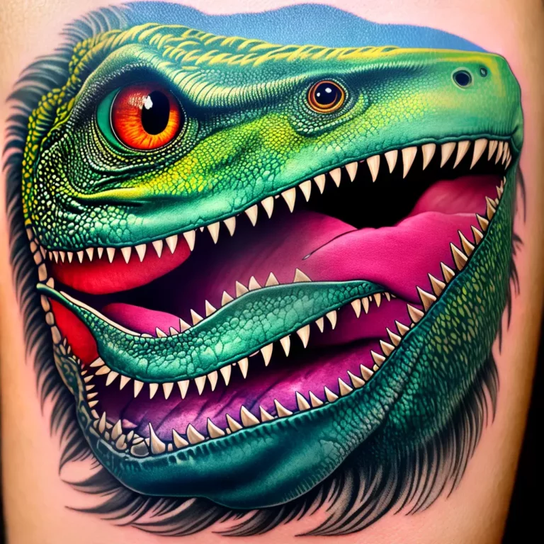 Tatuagens de DINOSAUROS que são verdadeiras obras de arte corporal!