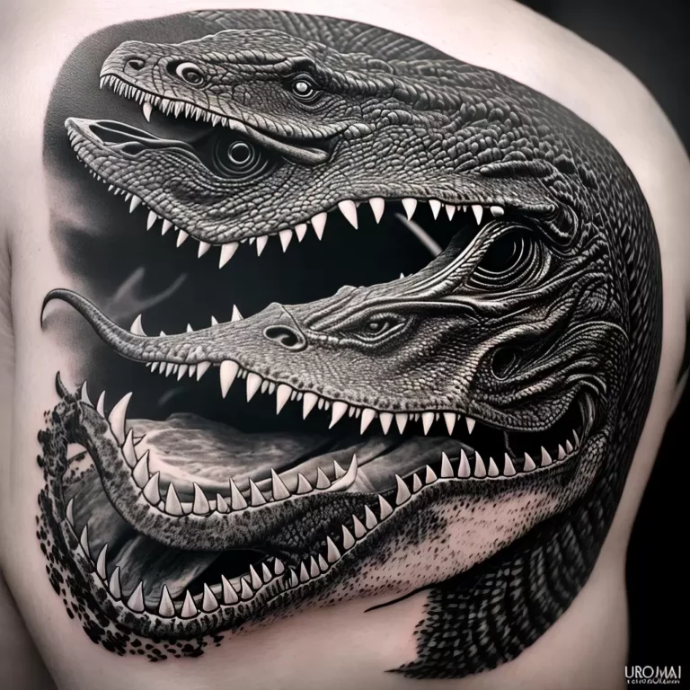 Tatuagens de DINOSAUROS que são verdadeiras obras de arte corporal!